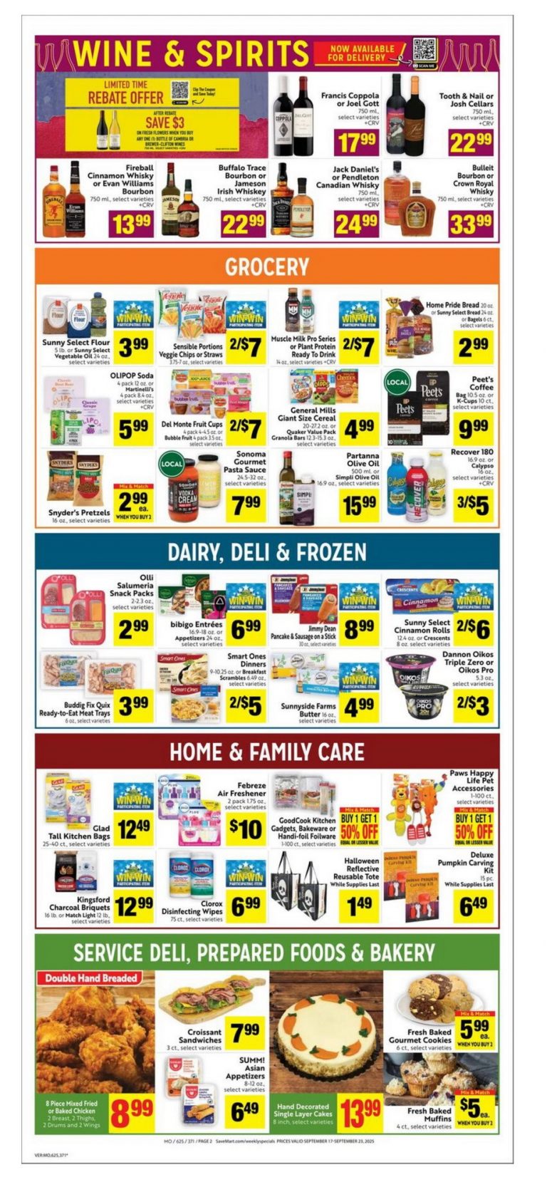 Save Mart Supermarkets Weekly Ad Sep 17 – Sep 23, 2025