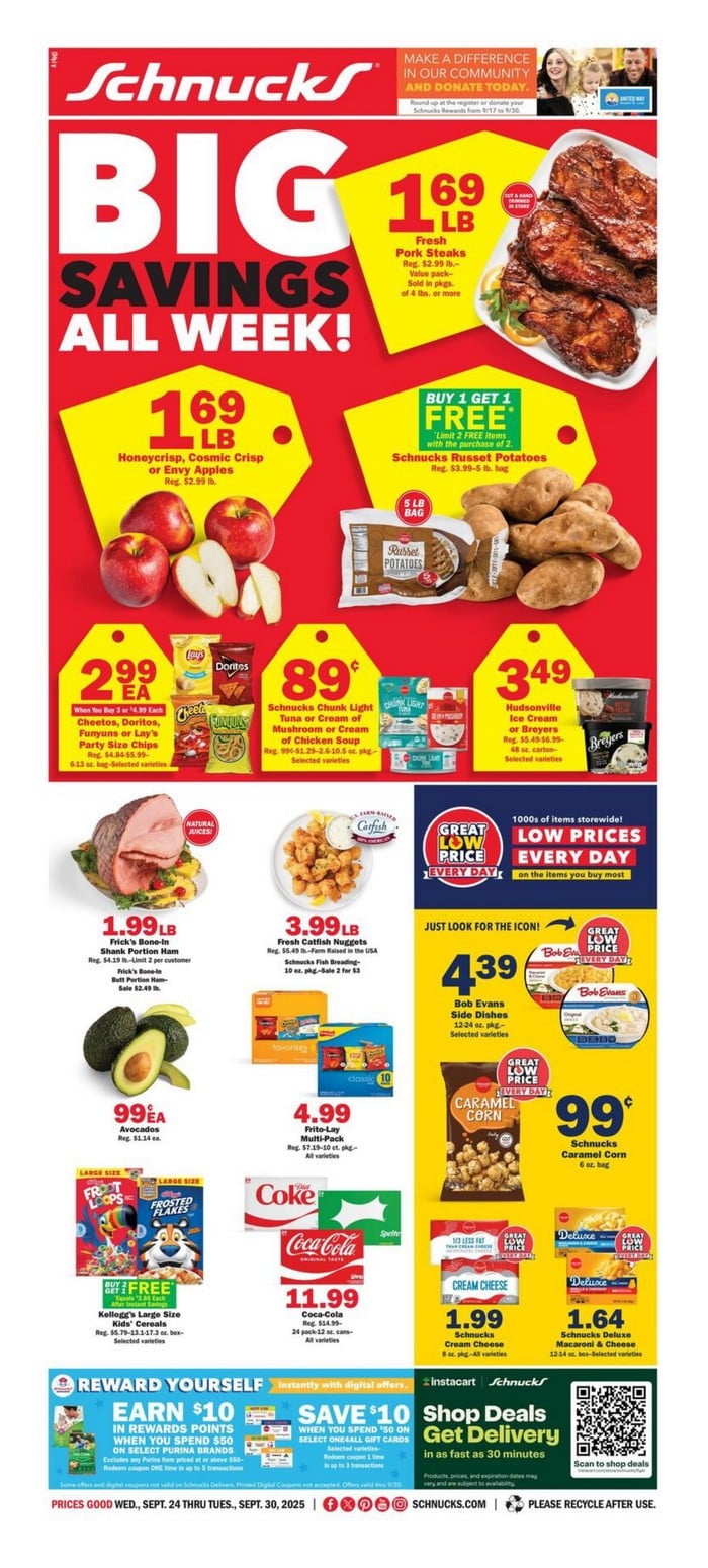 Schnucks Weekly Ad Sep 24 – Sep 30, 2025