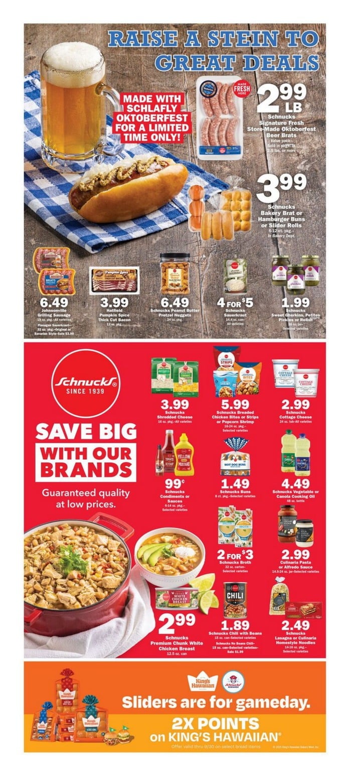 Schnucks Weekly Ad Sep 24 – Sep 30, 2025