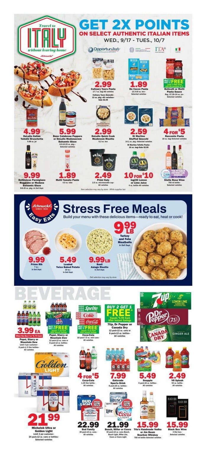 Schnucks Weekly Ad Sep 24 – Sep 30, 2025