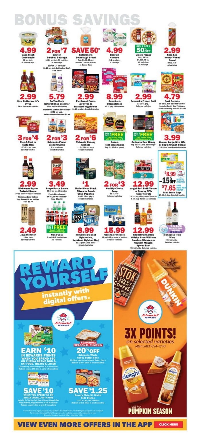 Schnucks Weekly Ad Sep 24 – Sep 30, 2025