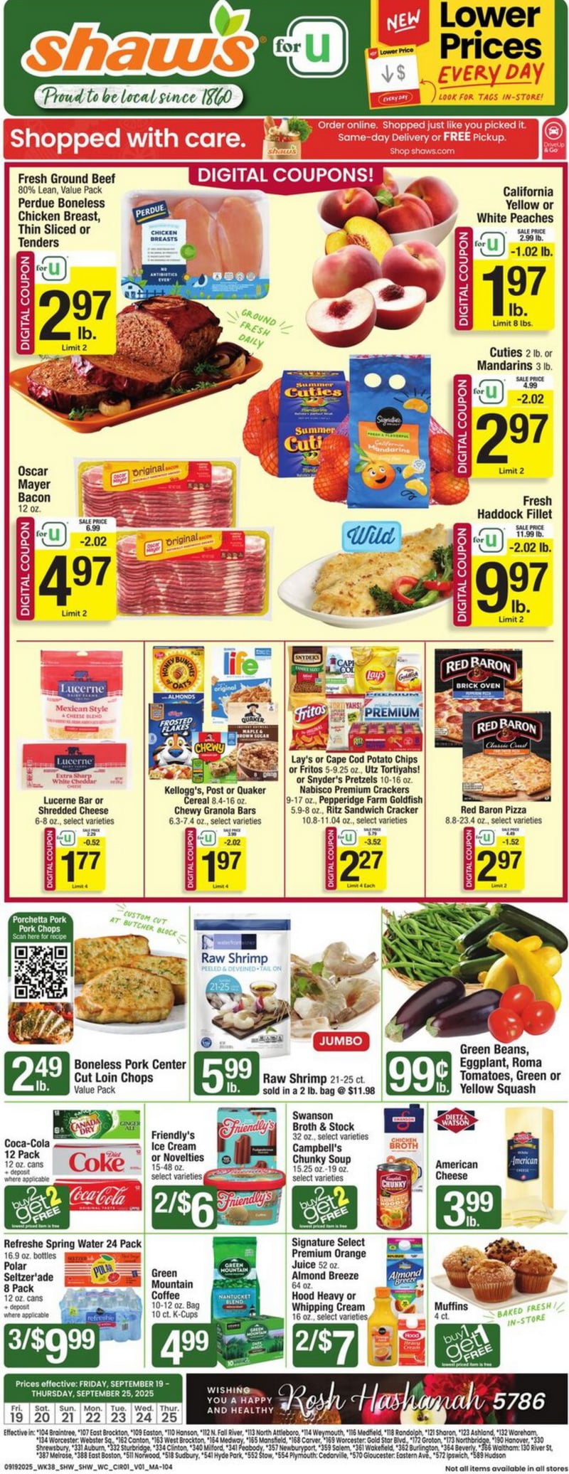 Shaw's Weekly Ad Sep 19 – Sep 25, 2025