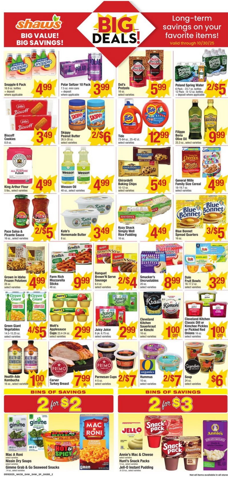 Shaw's Weekly Ad Sep 19 – Sep 25, 2025