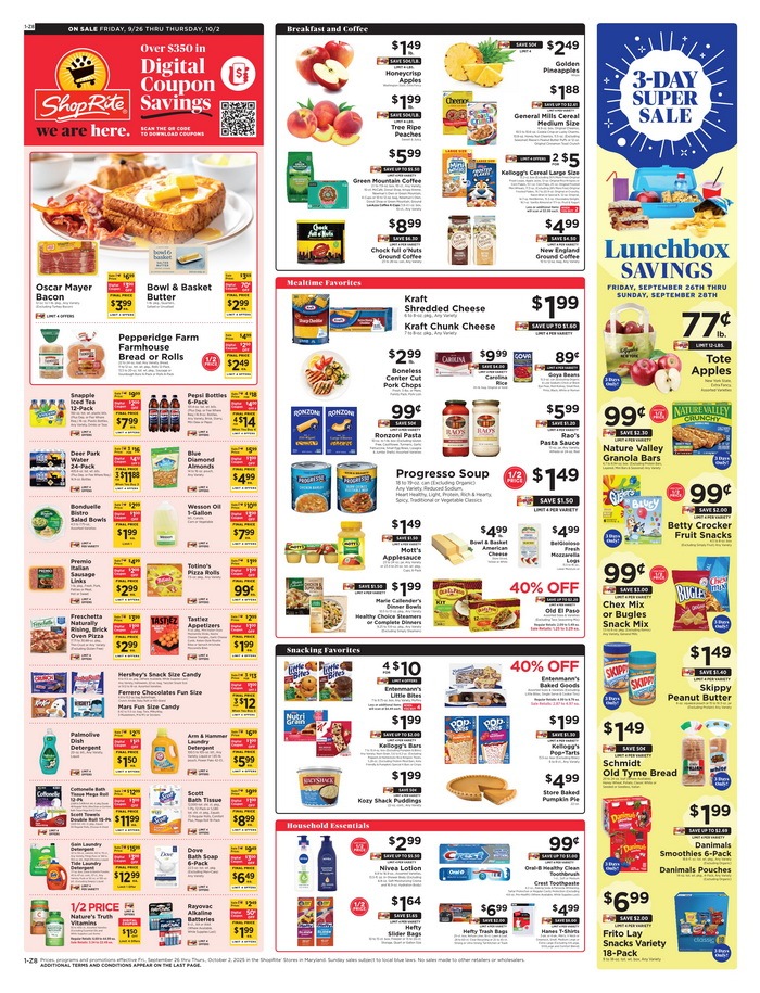 ShopRite Weekly Ad Sep 26 – Oct 02, 2025