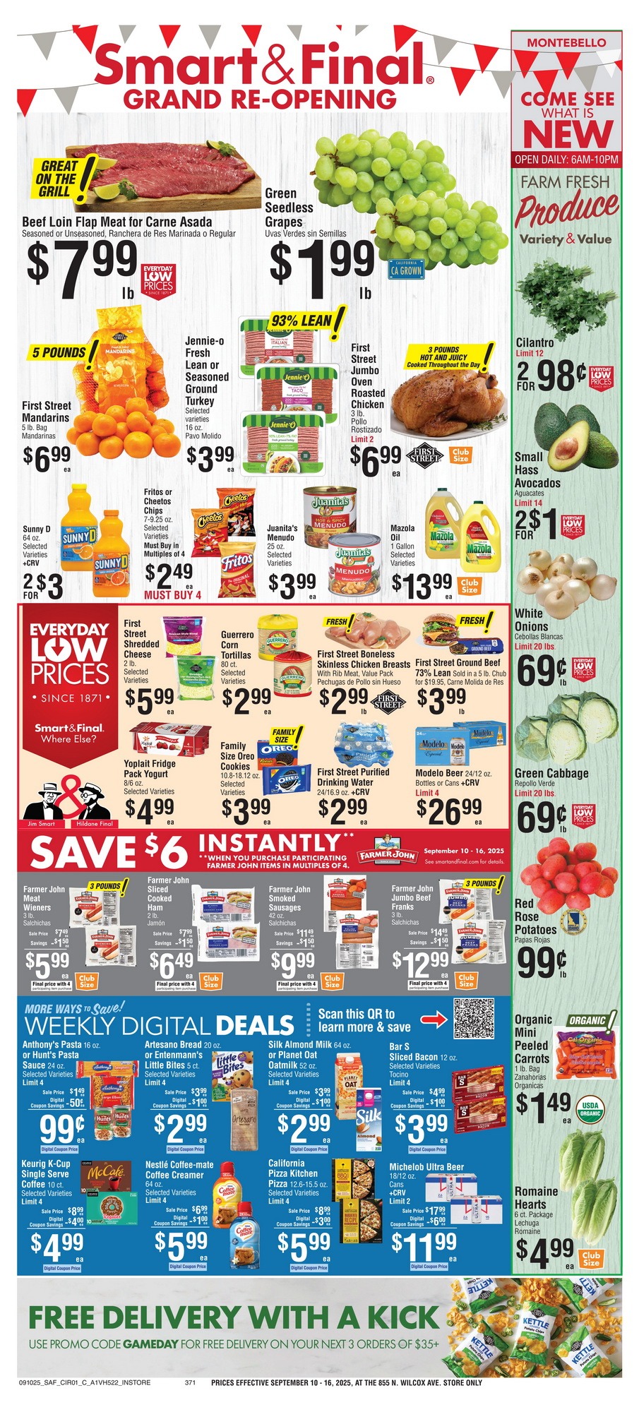 Smart & Final Weekly Ad Sep 10 – Sep 16, 2025