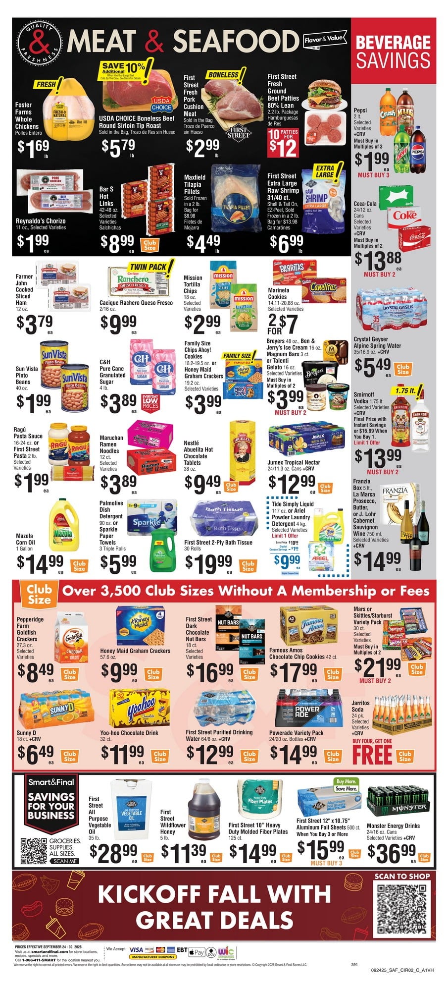 Smart & Final Weekly Ad Sep 24 – Sep 30, 2025