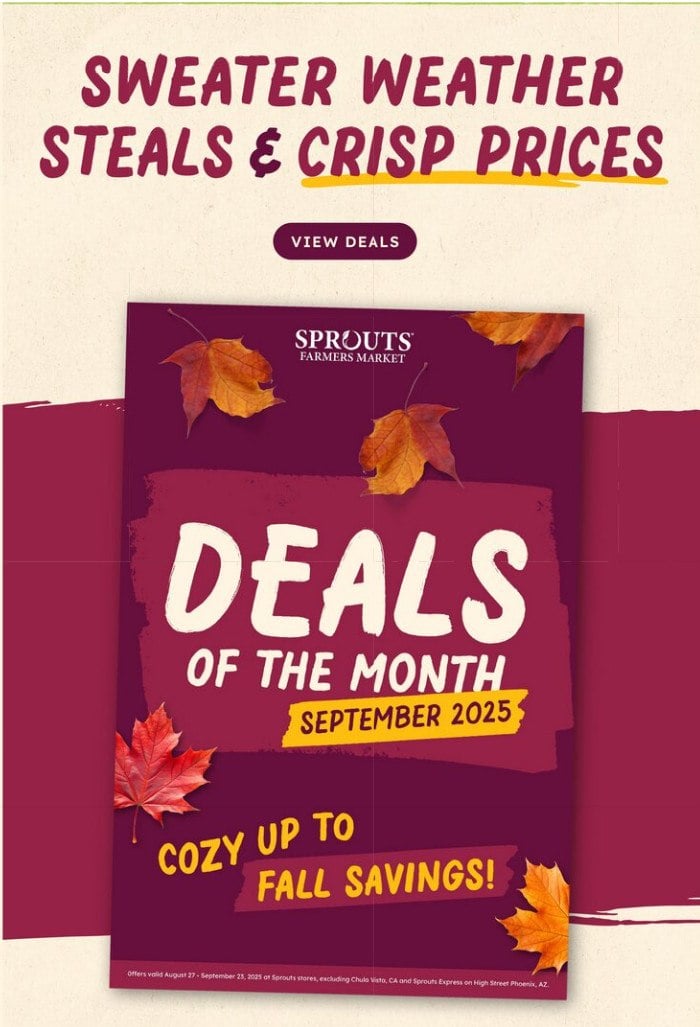 Sprouts Weekly Ad Sep 03 – Sep 09, 2025
