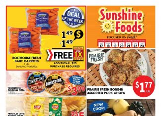 Sunshine Foods Weekly Ad