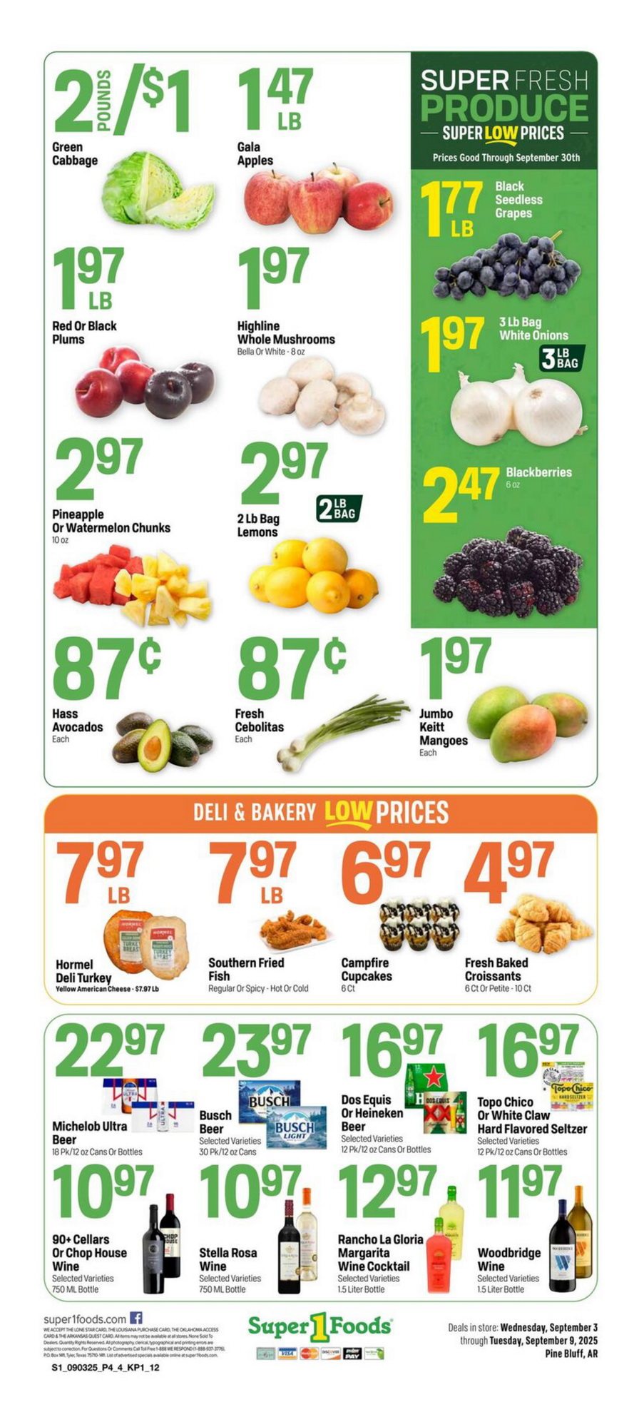 Super 1 Foods Weekly Ad Sep 03 – Sep 09, 2025