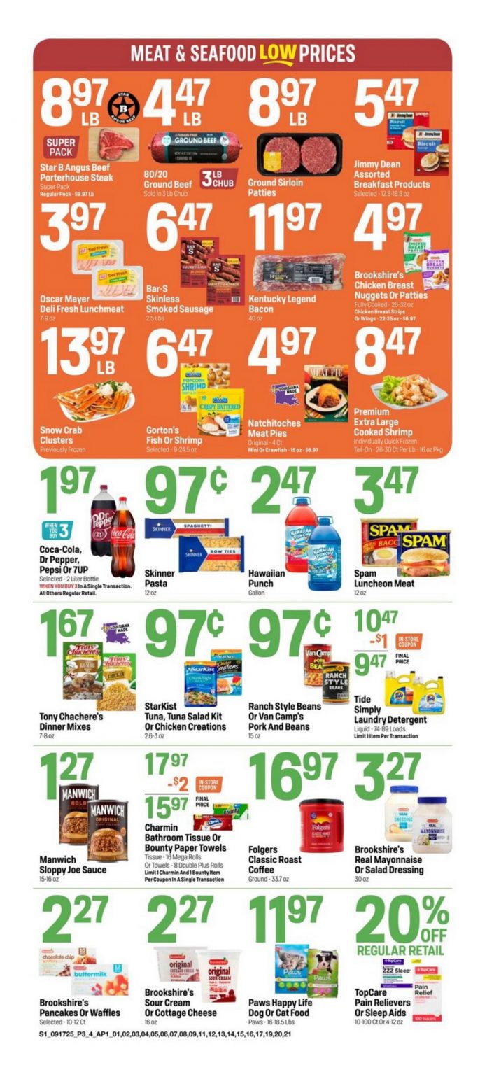 Super 1 Foods Weekly Ad Sep 17 – Sep 23, 2025