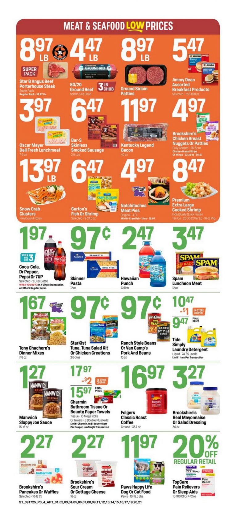 Super 1 Foods Weekly Ad Sep 17 – Sep 23, 2025