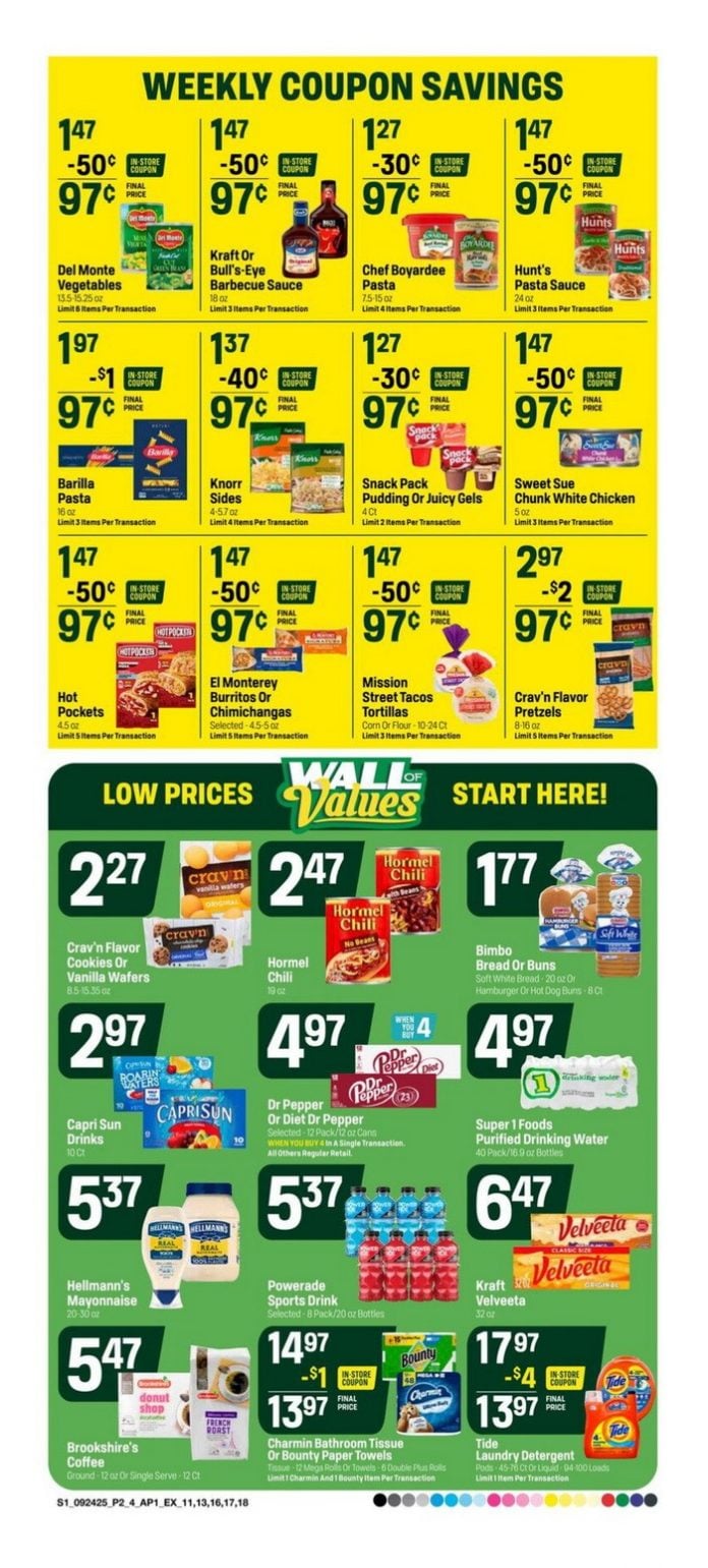Super 1 Foods Weekly Ad Sep 24 – Sep 30, 2025