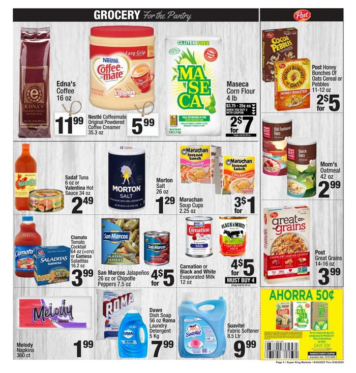 Super King Weekly Ad Sep 24 – Sep 30 , 2025