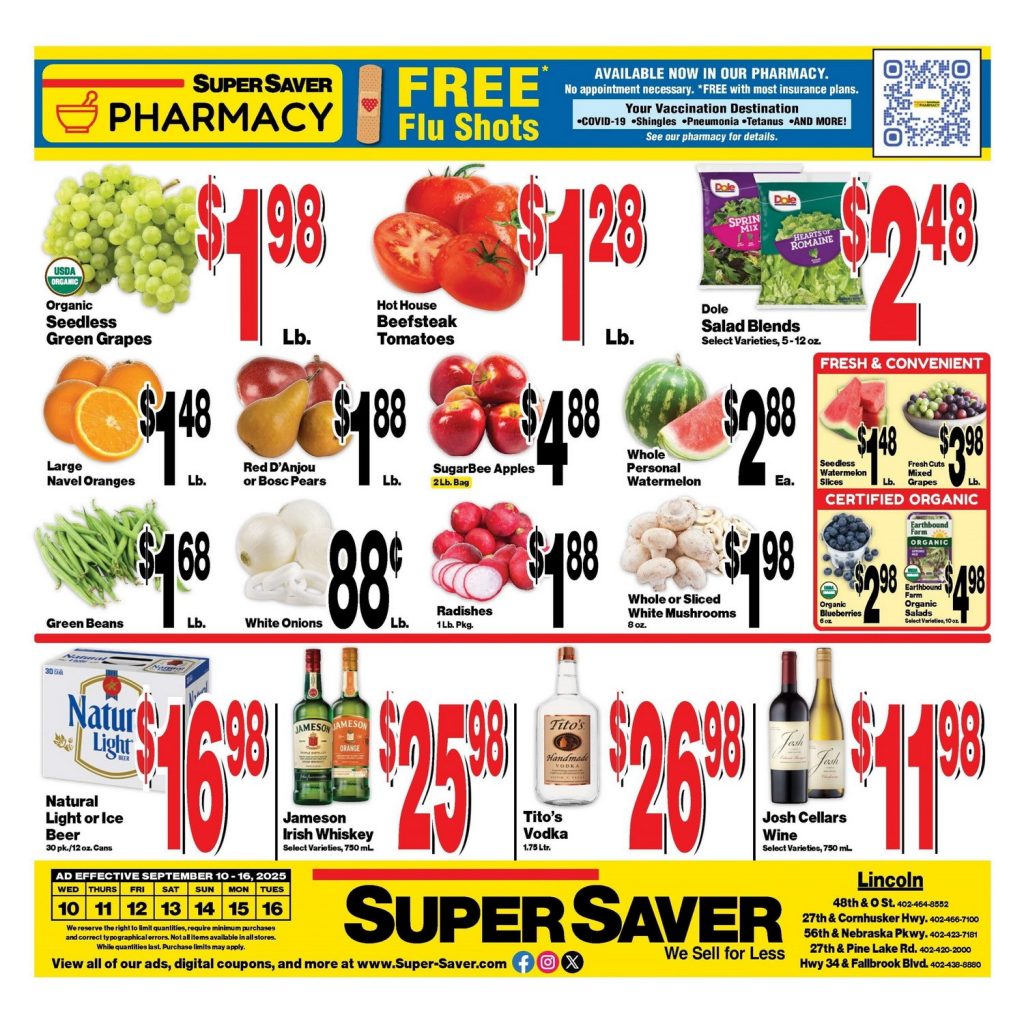 Super Saver Weekly Ad Sep 10 – Sep 16, 2025