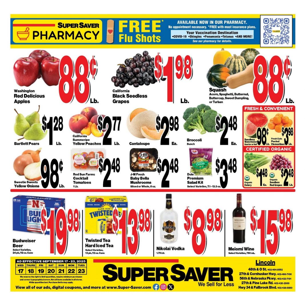 Super Saver Weekly Ad Sep 17 – Sep 23, 2025