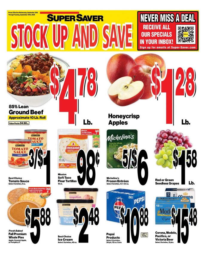 Super Saver Weekly Ad Sep 24 – Sep 30, 2025