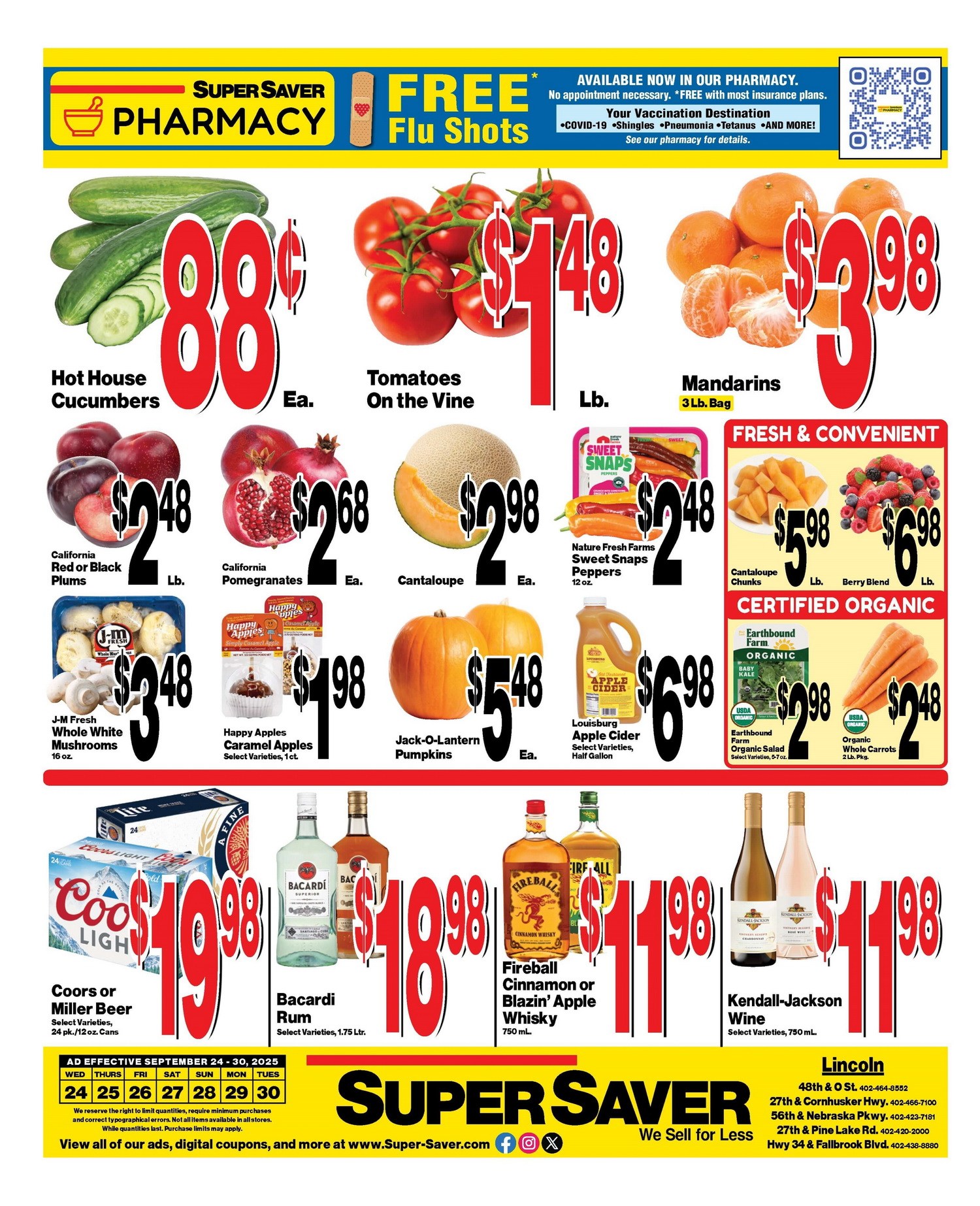 Super Saver Weekly Ad Sep 24 – Sep 30, 2025