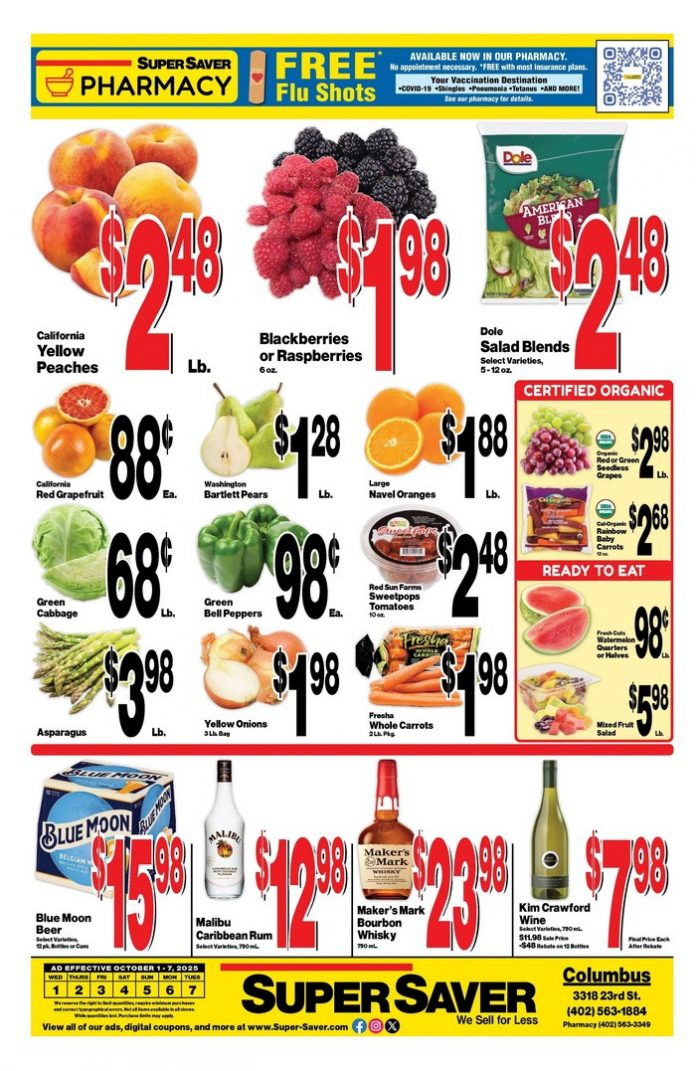 Super Saver Weekly Ad Oct 01 – Oct 07, 2025