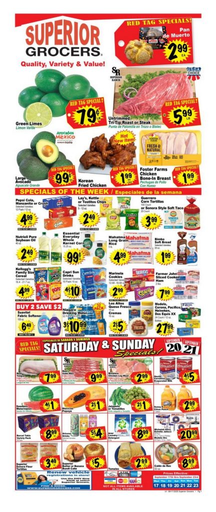 Superior Grocers Weekly Ad Sep 17 – Sep 23, 2025
