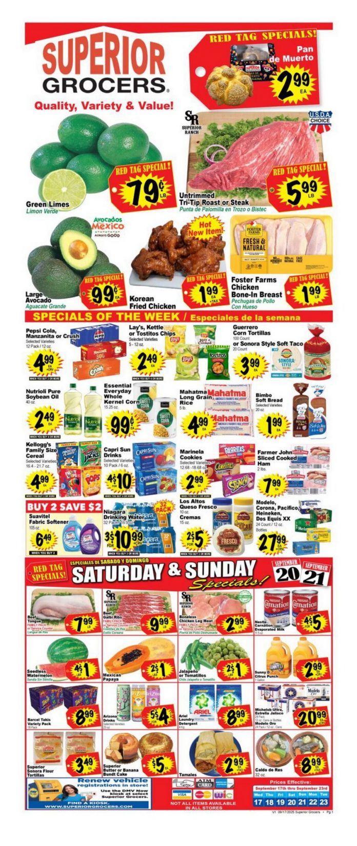 Superior Grocers Weekly Ad Sep 17 – Sep 23, 2025