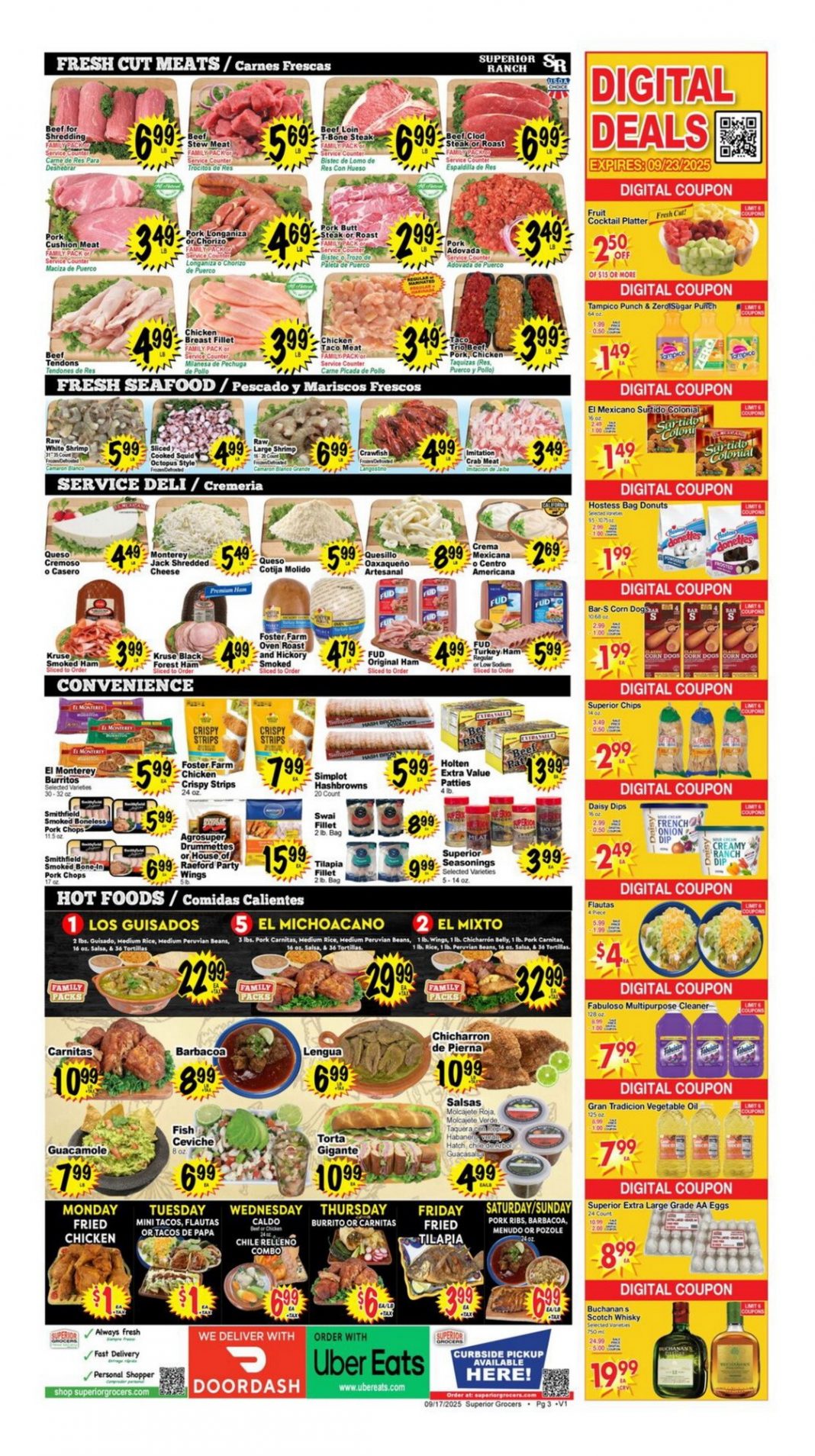 Superior Grocers Weekly Ad Sep 17 – Sep 23, 2025