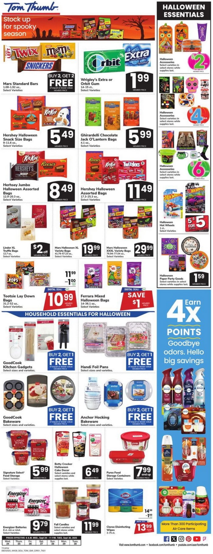 Tom Thumb Weekly Ad Sep 24 – Sep 30, 2025