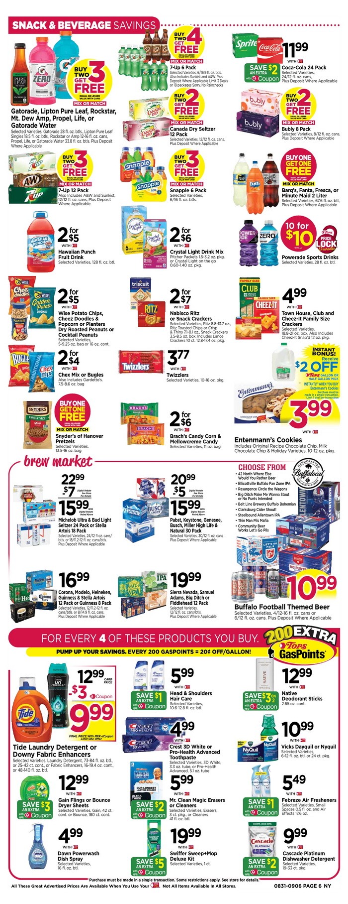 Tops Weekly Ad Aug 31 – Sep 06, 2025 (Labor Day Promotion Included)