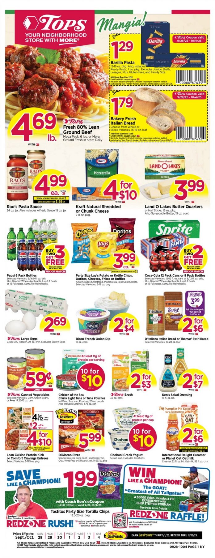 Tops Weekly Ad Sep 28 – Oct 04, 2025