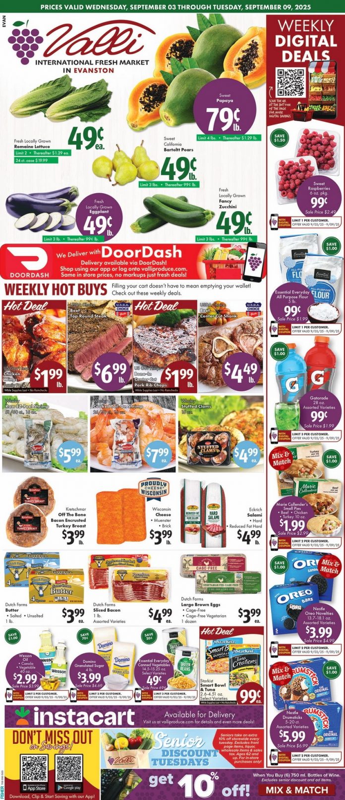Valli Produce Weekly Ad Sep 03 – Sep 09, 2025