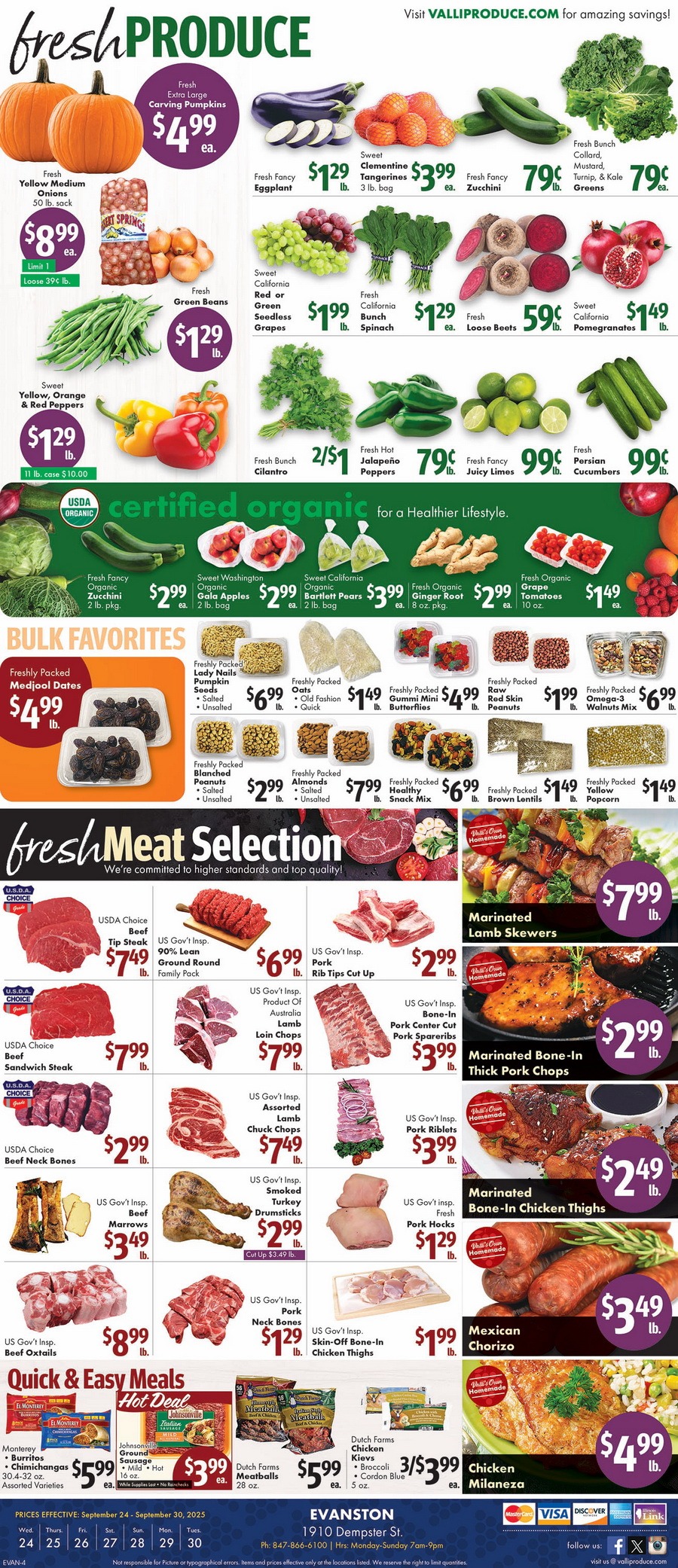 Valli Produce Weekly Ad Sep 24 – Sep 30, 2025
