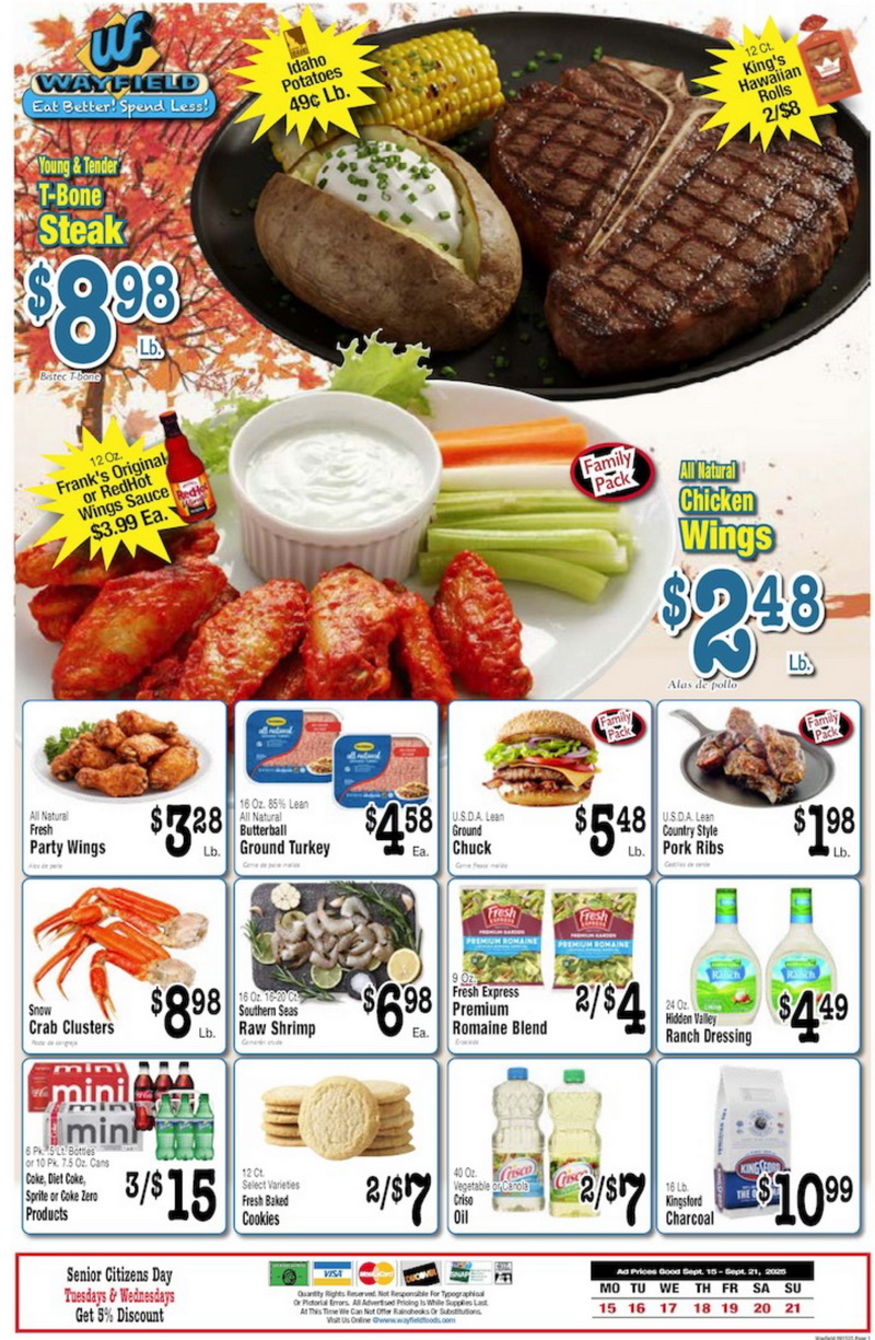 Wayfield Foods Weekly Ad Sep 15 – Sep 21, 2025