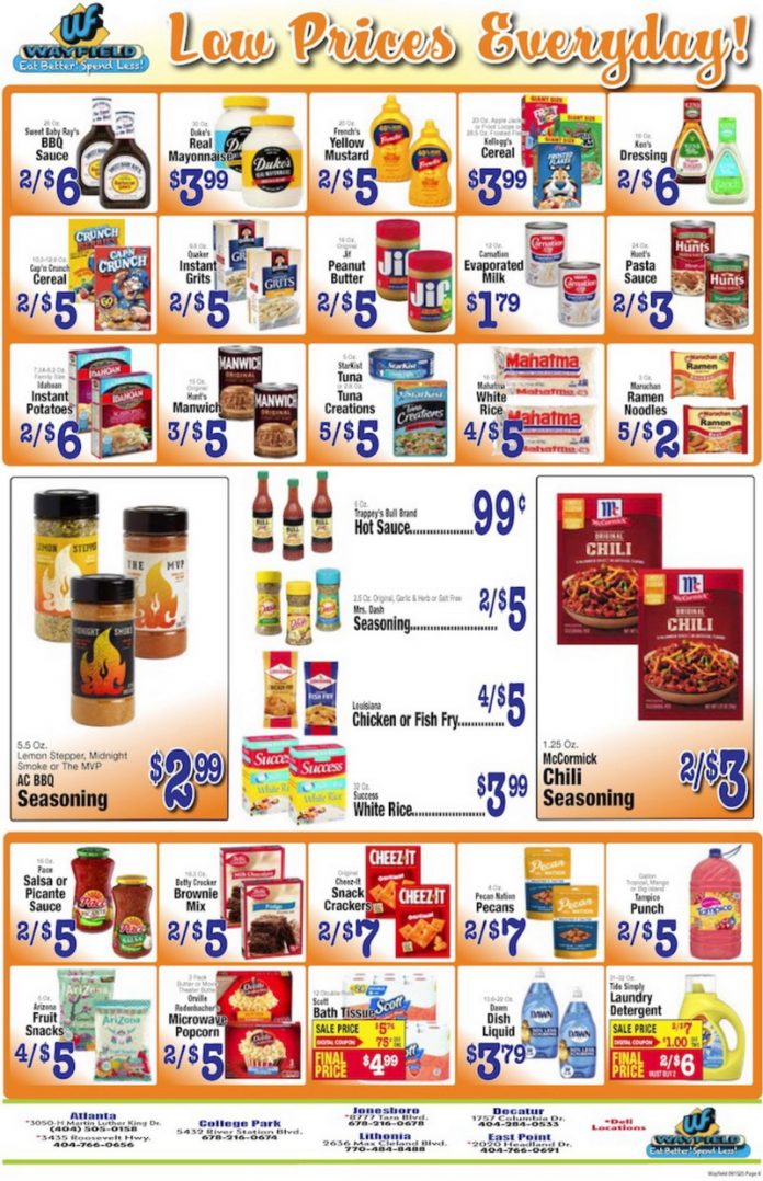 Wayfield Foods Weekly Ad Sep 15 – Sep 21, 2025