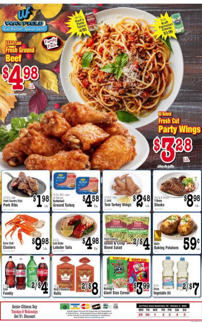 Wayfield Foods Weekly Ad Sep 29 – Oct 05, 2025