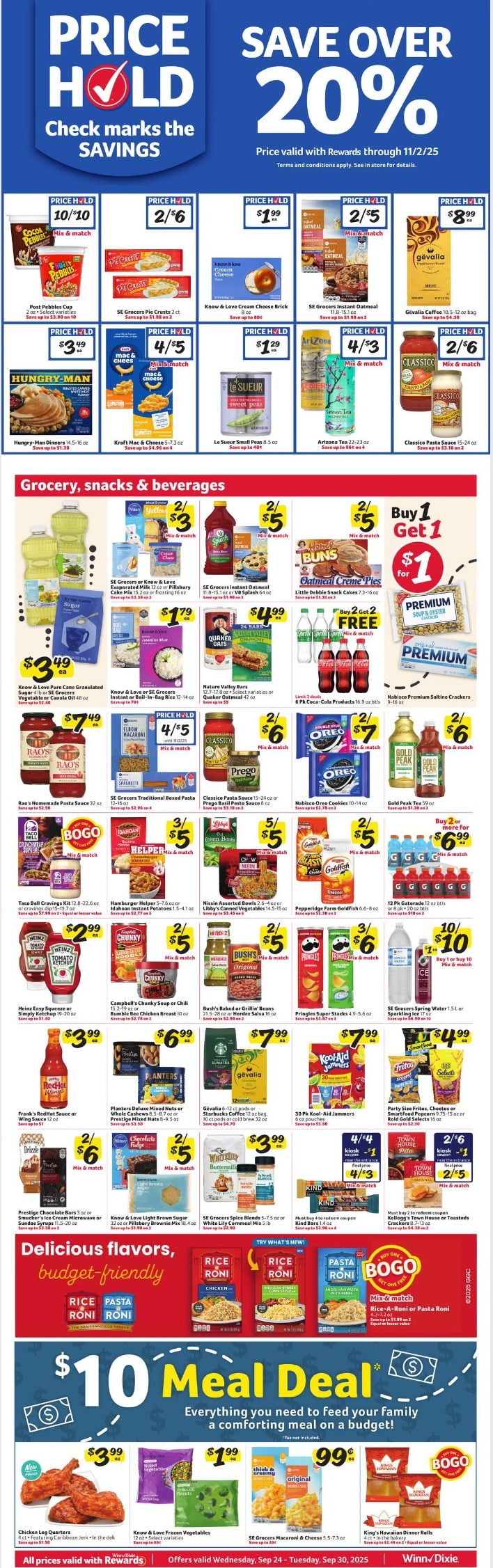 Winn-Dixie Weekly Ad Sep 24 – Sep 30, 2025