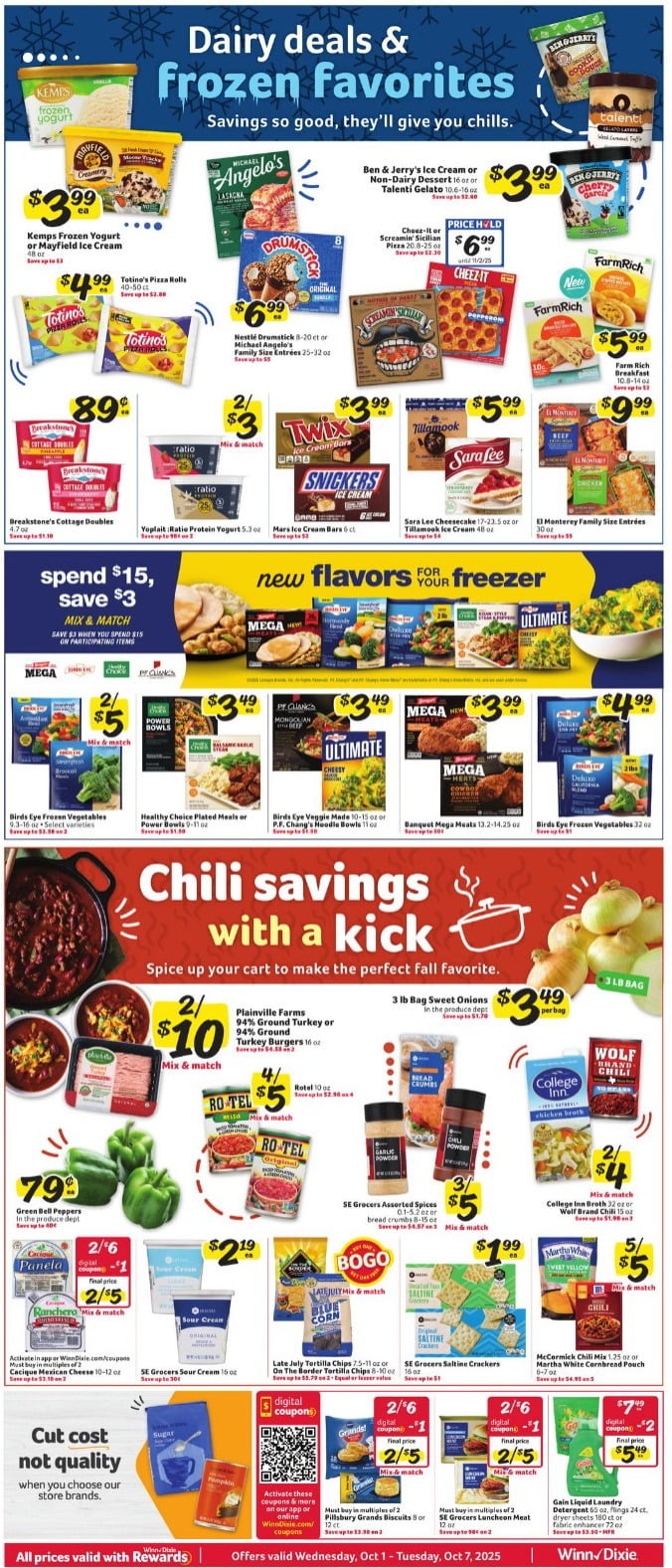 Winn-Dixie Weekly Ad Oct 01 – Oct 07, 2025