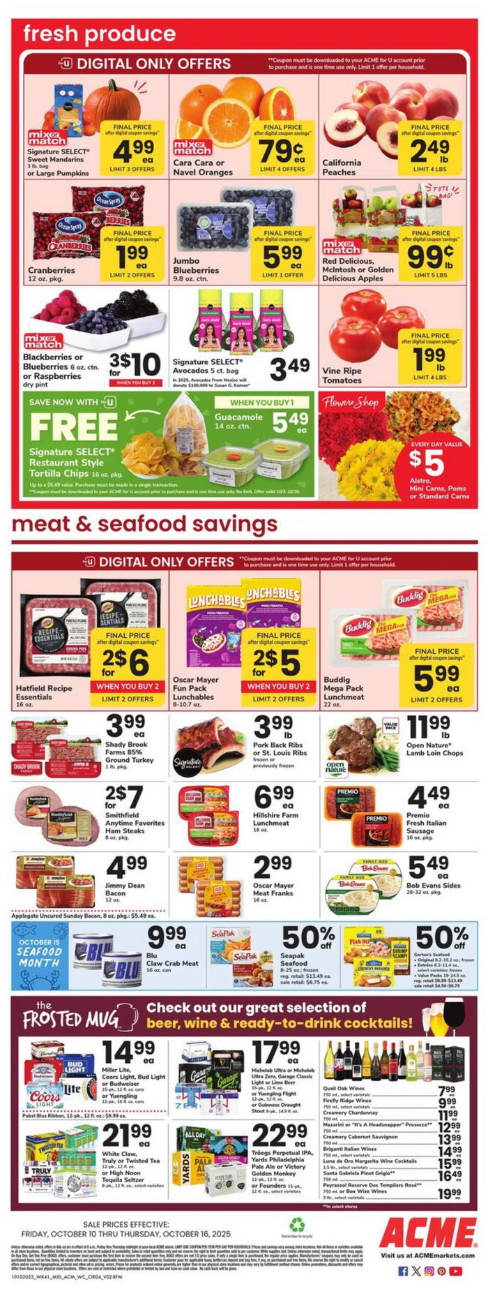 ACME Weekly Ad Oct 10 – Oct 16, 2025