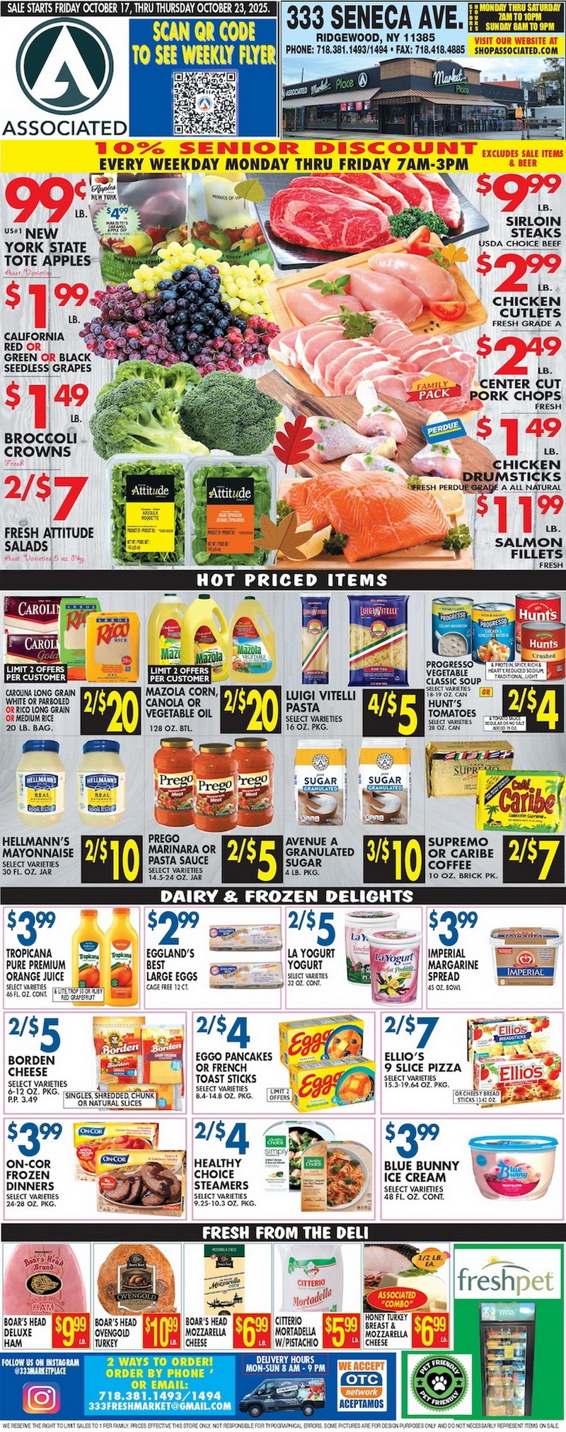 Associated Supermarkets Weekly Ad Oct 17 – Oct 23, 2025