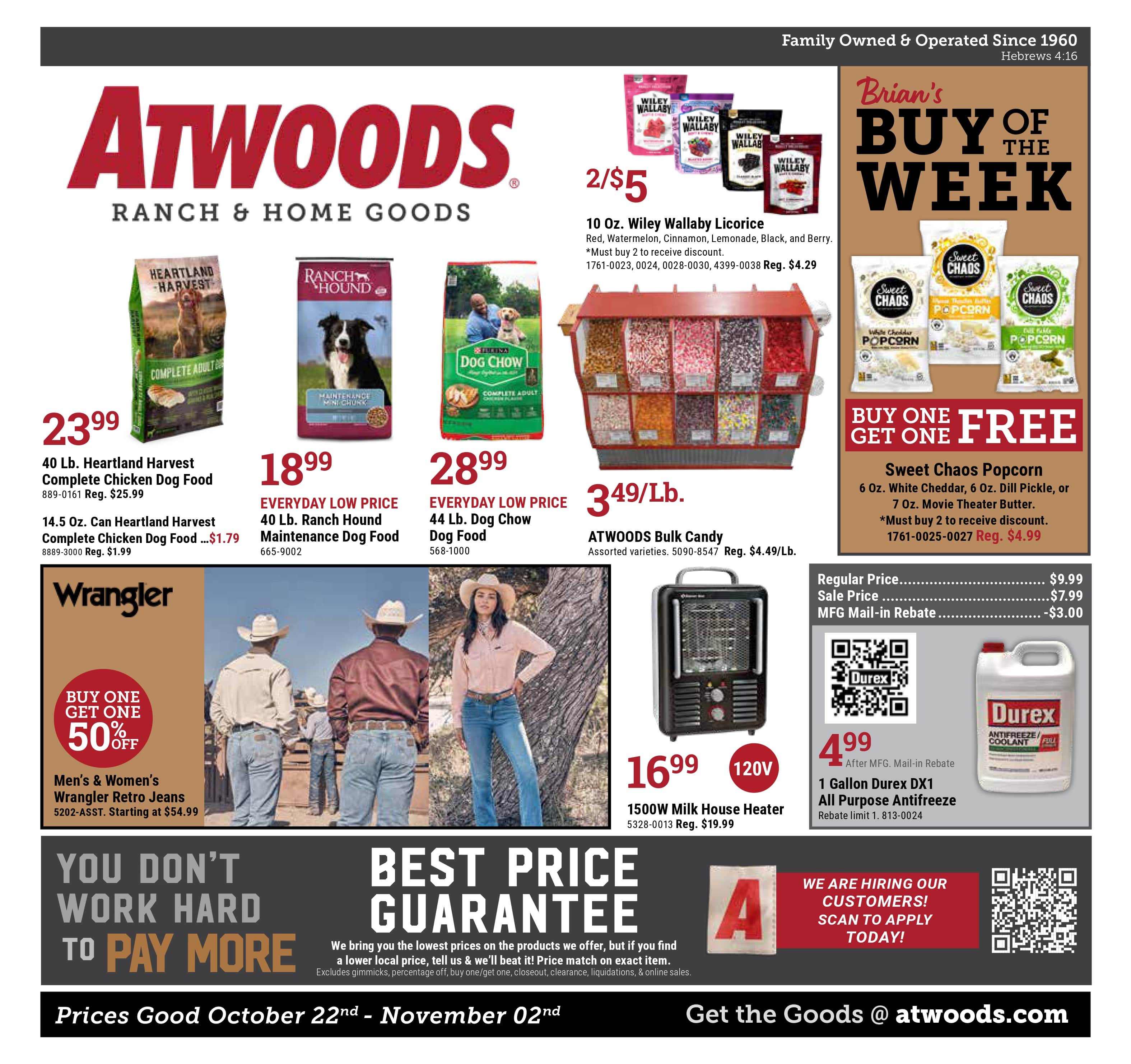 Atwoods Weekly Ad Oct 22 – Nov 02, 2025