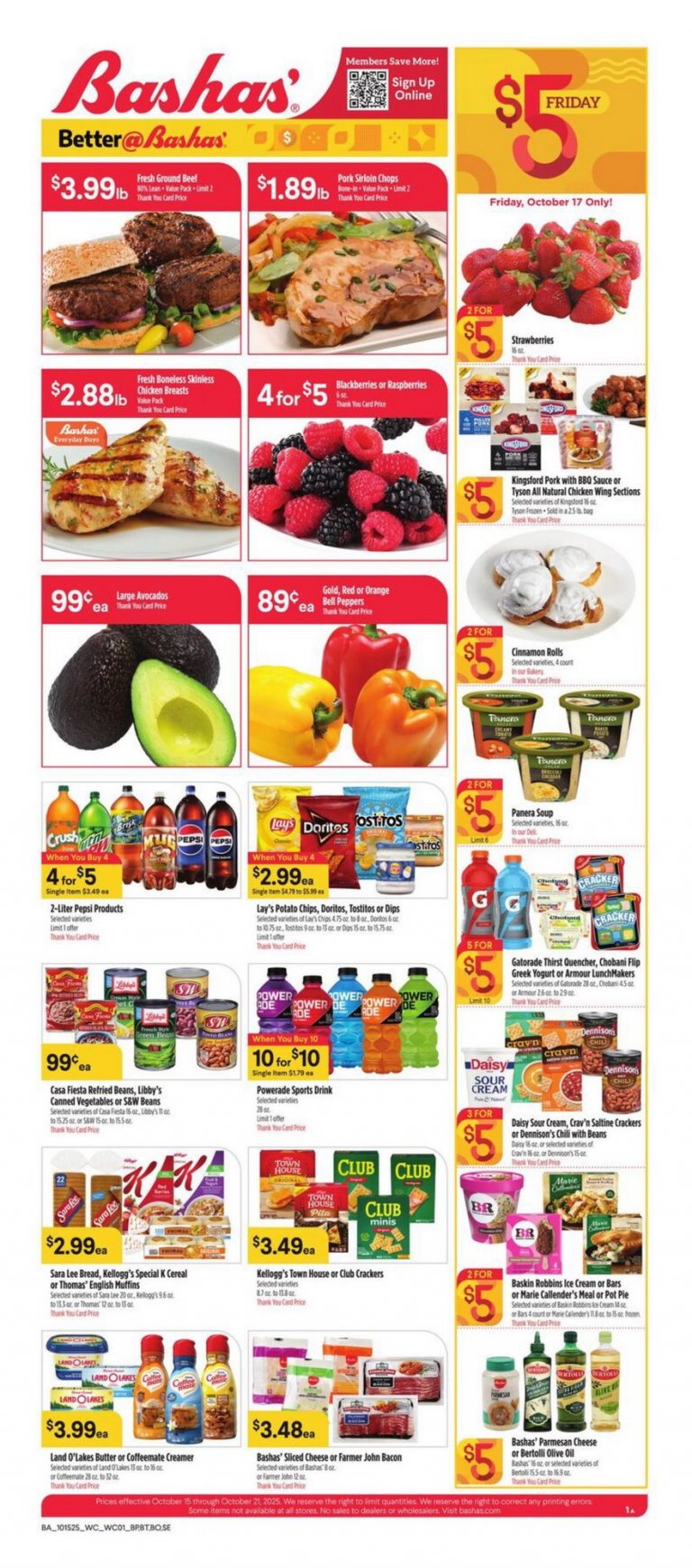 Bashas Weekly Ad Oct 15 – Oct 21, 2025