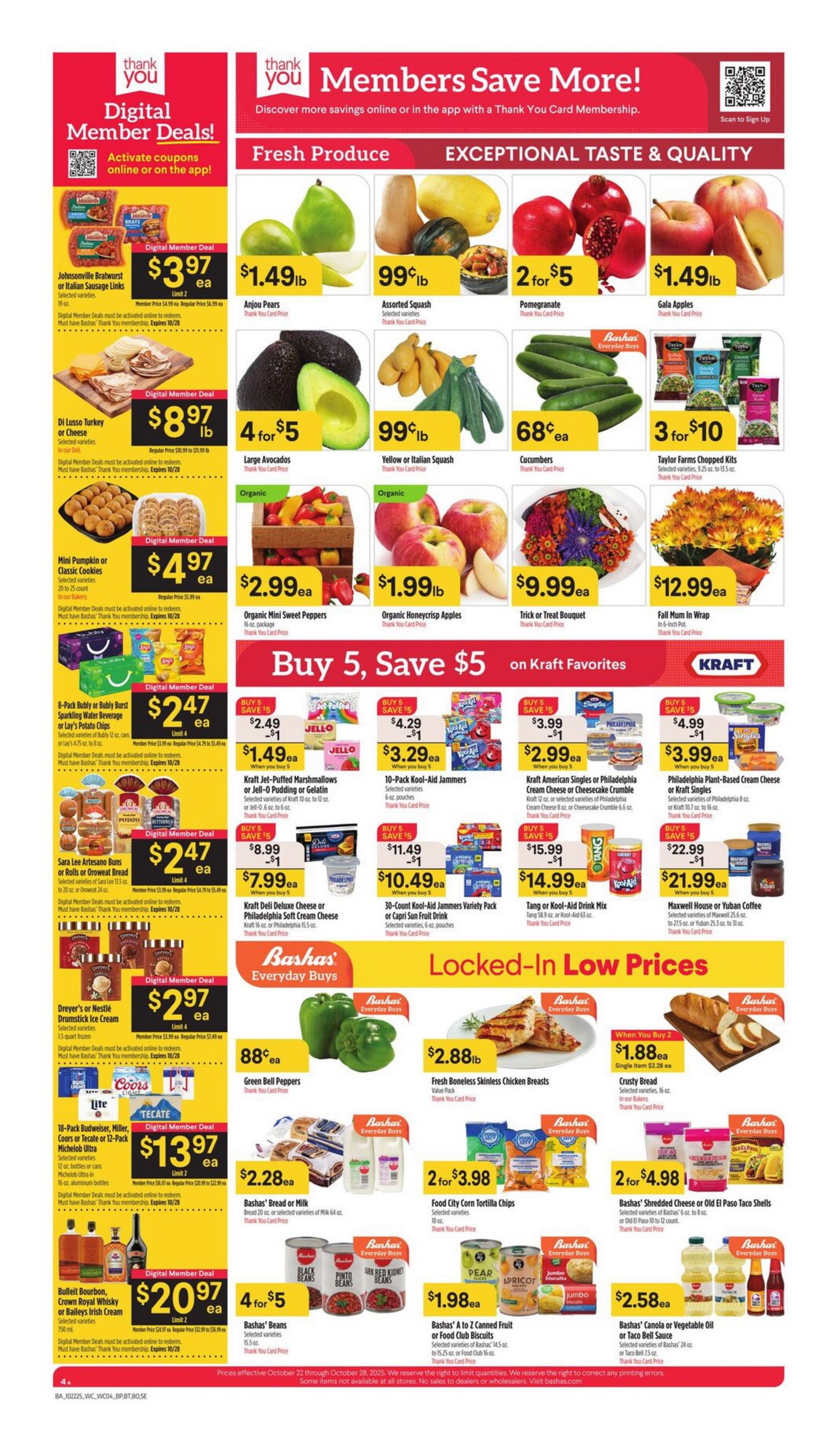 Bashas Weekly Ad Oct 22 – Oct 28, 2025