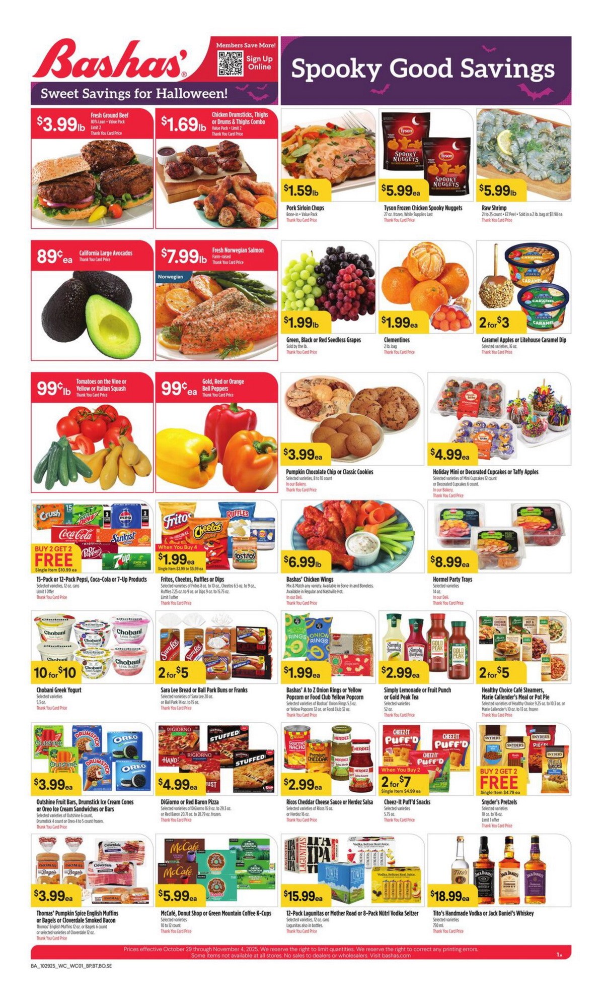 Bashas Weekly Ad Oct 29 – Nov 04, 2025