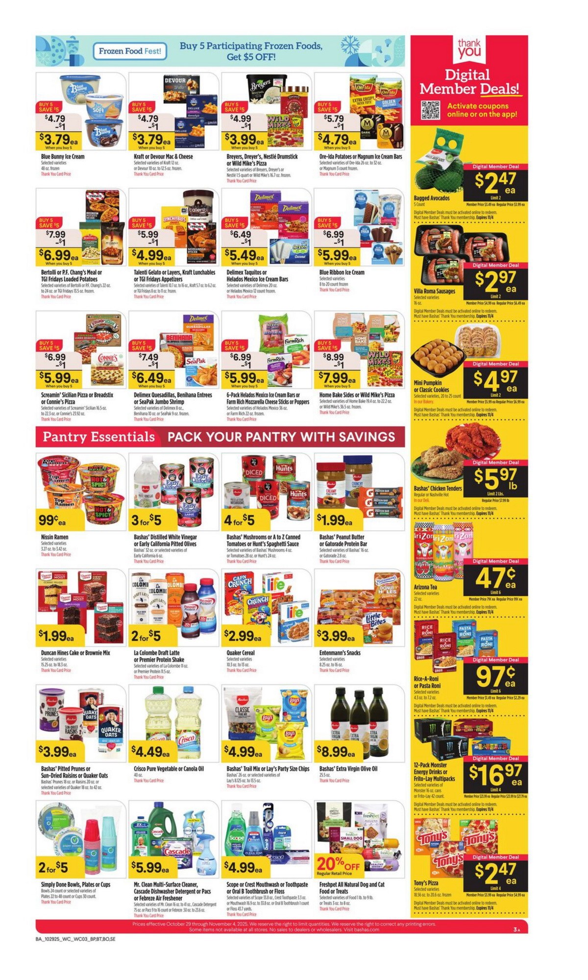 Bashas Weekly Ad Oct 29 – Nov 04, 2025