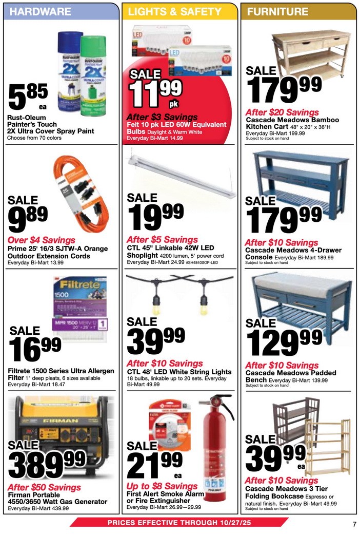 Bi-Mart Weekly Ad Oct 14 – Oct 27, 2025 (Halloween Promotion Included)
