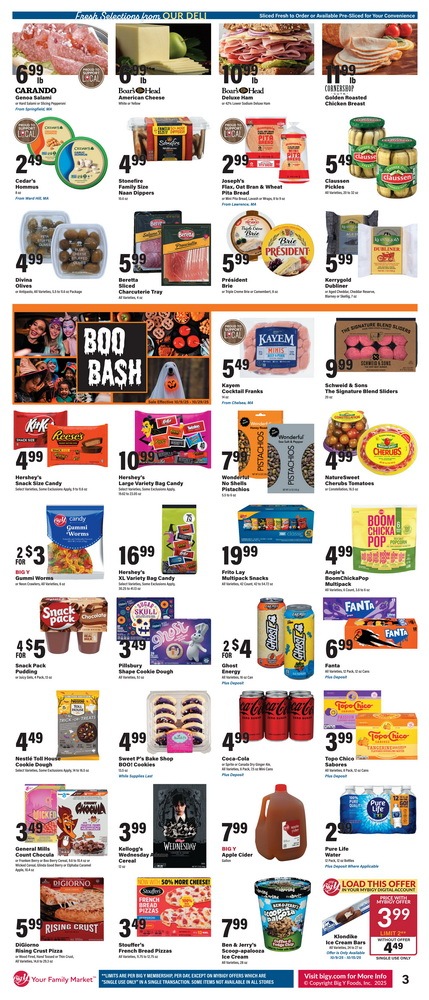 Big Y Weekly Ad Oct 09 – Oct 15, 2025 (Halloween Promotion Included)