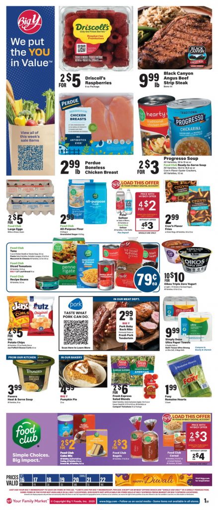 Big Y Weekly Ad Oct 16 – Oct 22, 2025