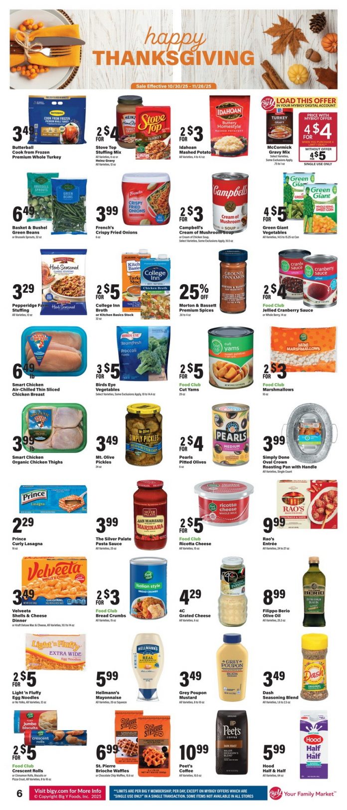 Big Y Weekly Ad Oct 30 – Nov 05, 2025 (Halloween Promotion Included)