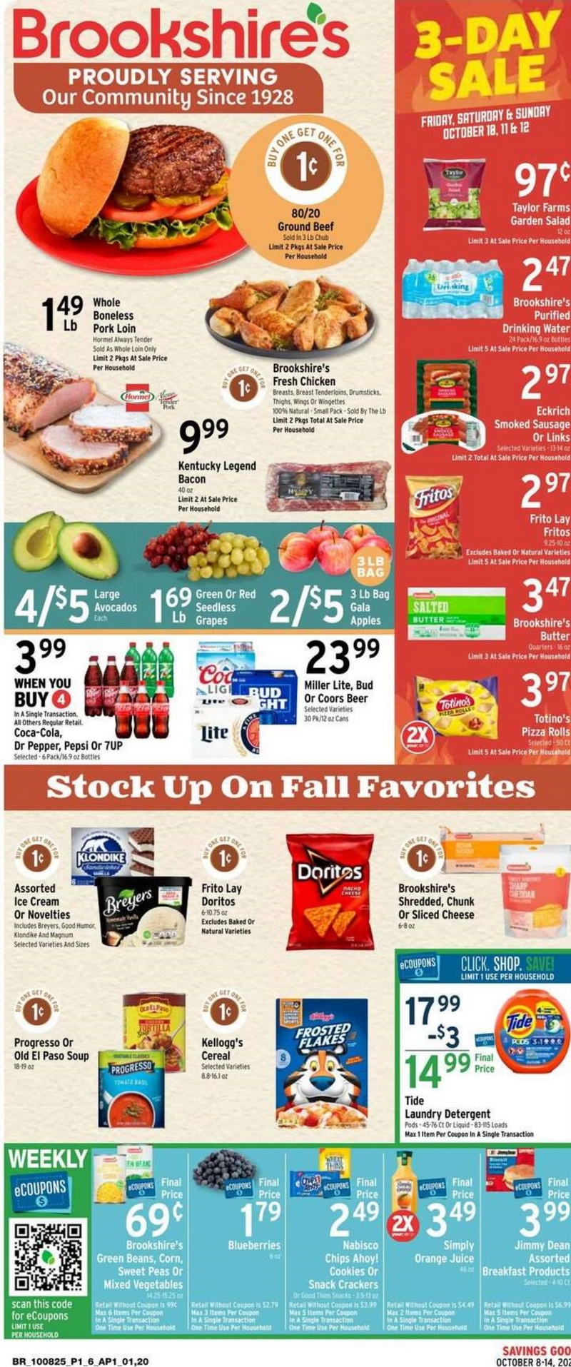 Brookshire's Weekly Ad Oct 08 – Oct 14, 2025