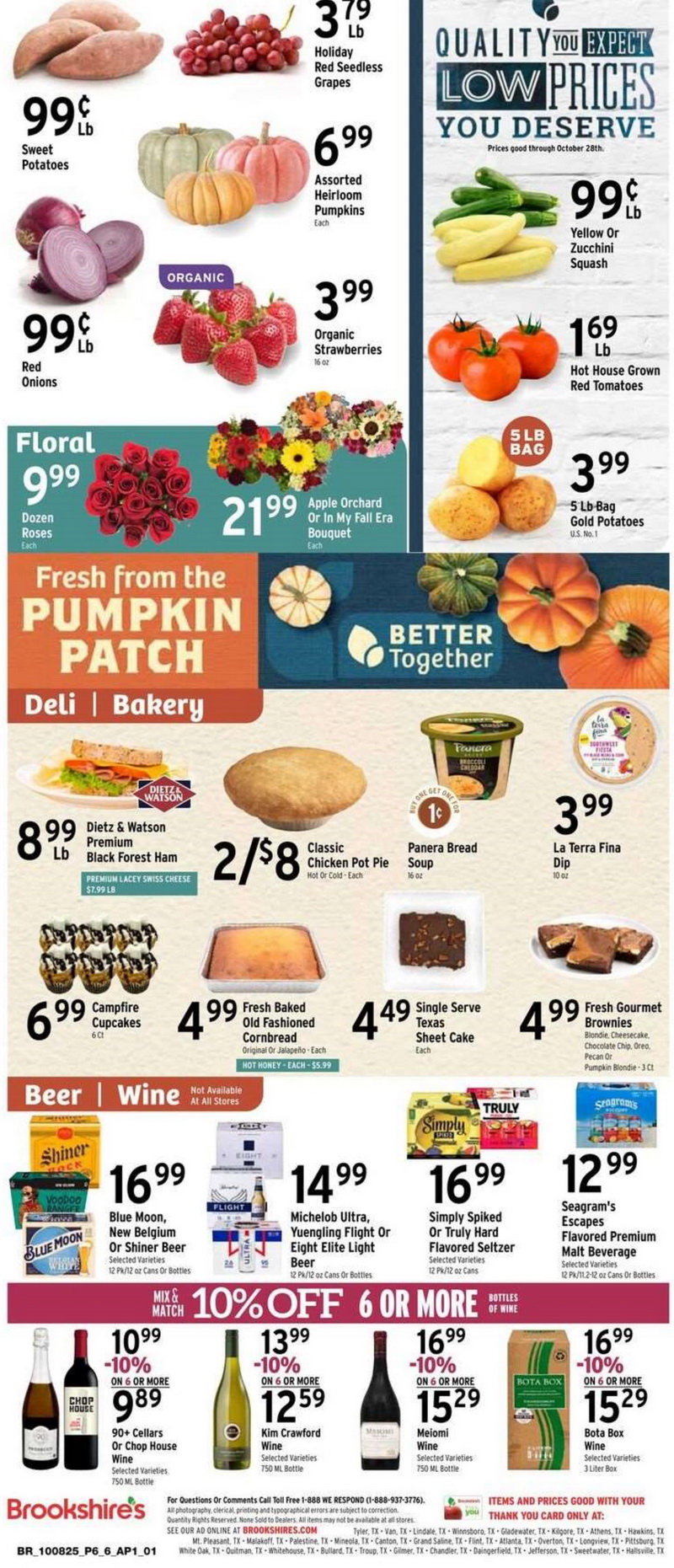 Brookshire's Weekly Ad Oct 08 – Oct 14, 2025