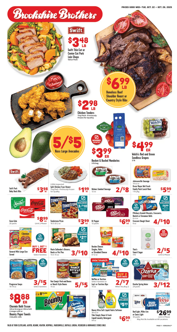 Brookshire Brothers Weekly Ad Oct 22 – Oct 28, 2025 (Halloween Promotion Included)