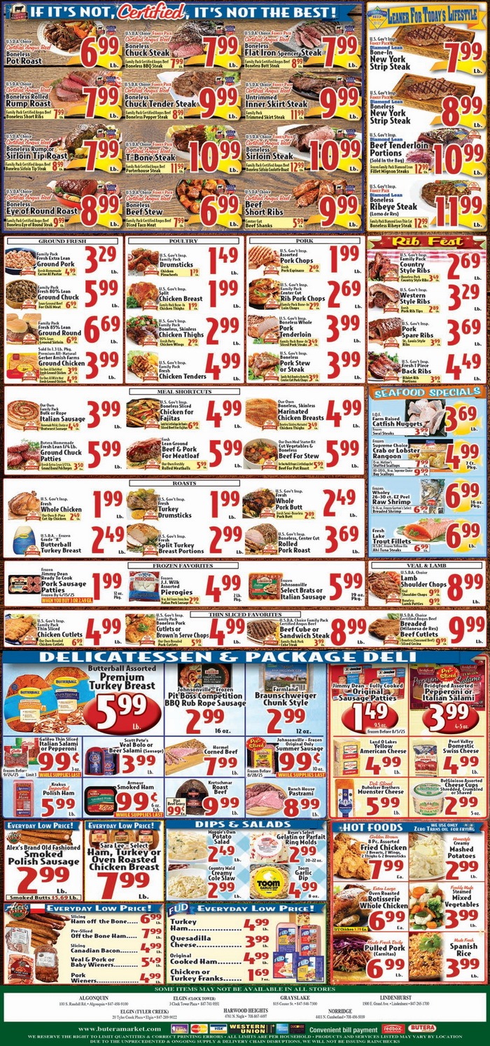 Butera Weekly Ad Oct 01 – Oc 07, 2025